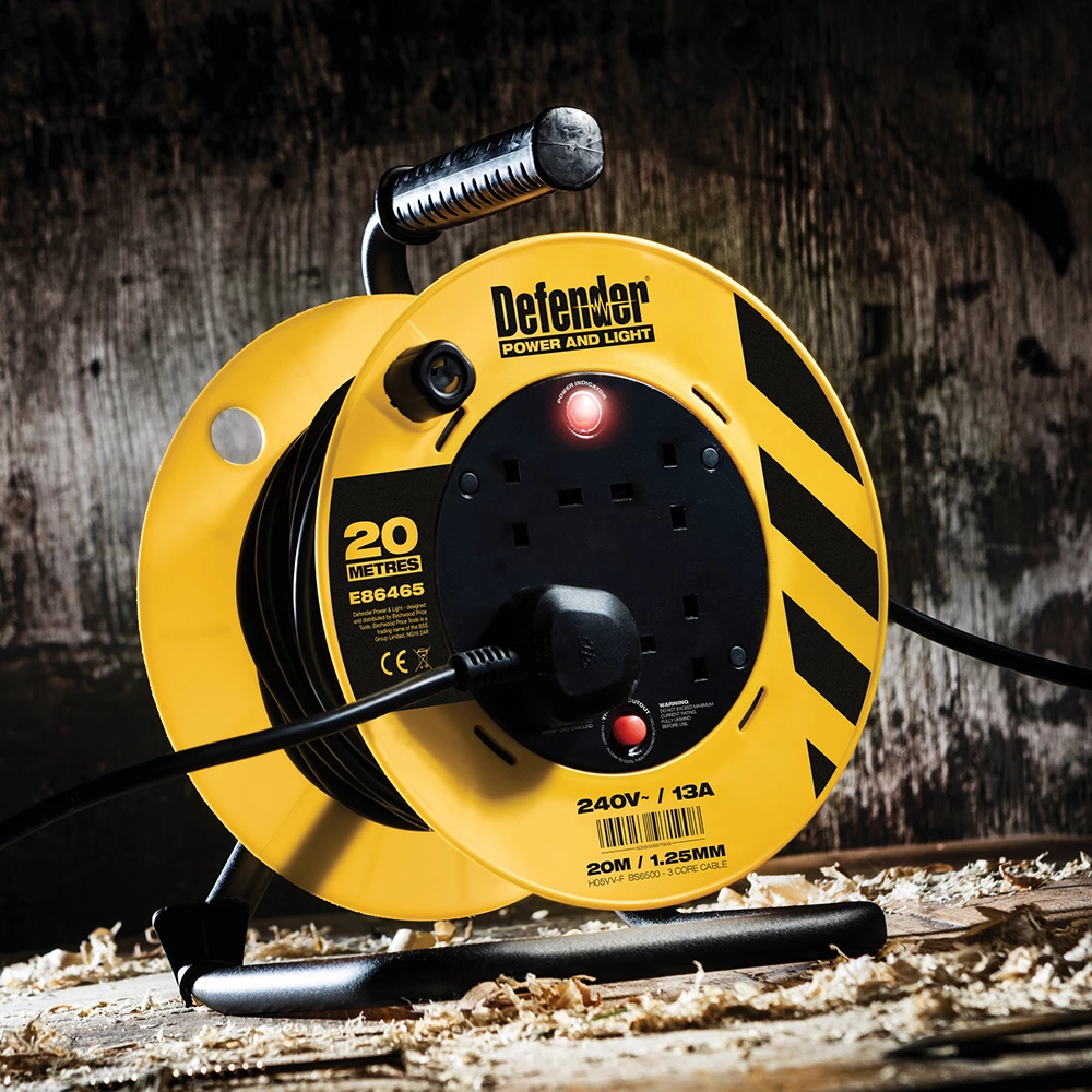 Toolstream Ltd | Defender Light Cable Reel 20m