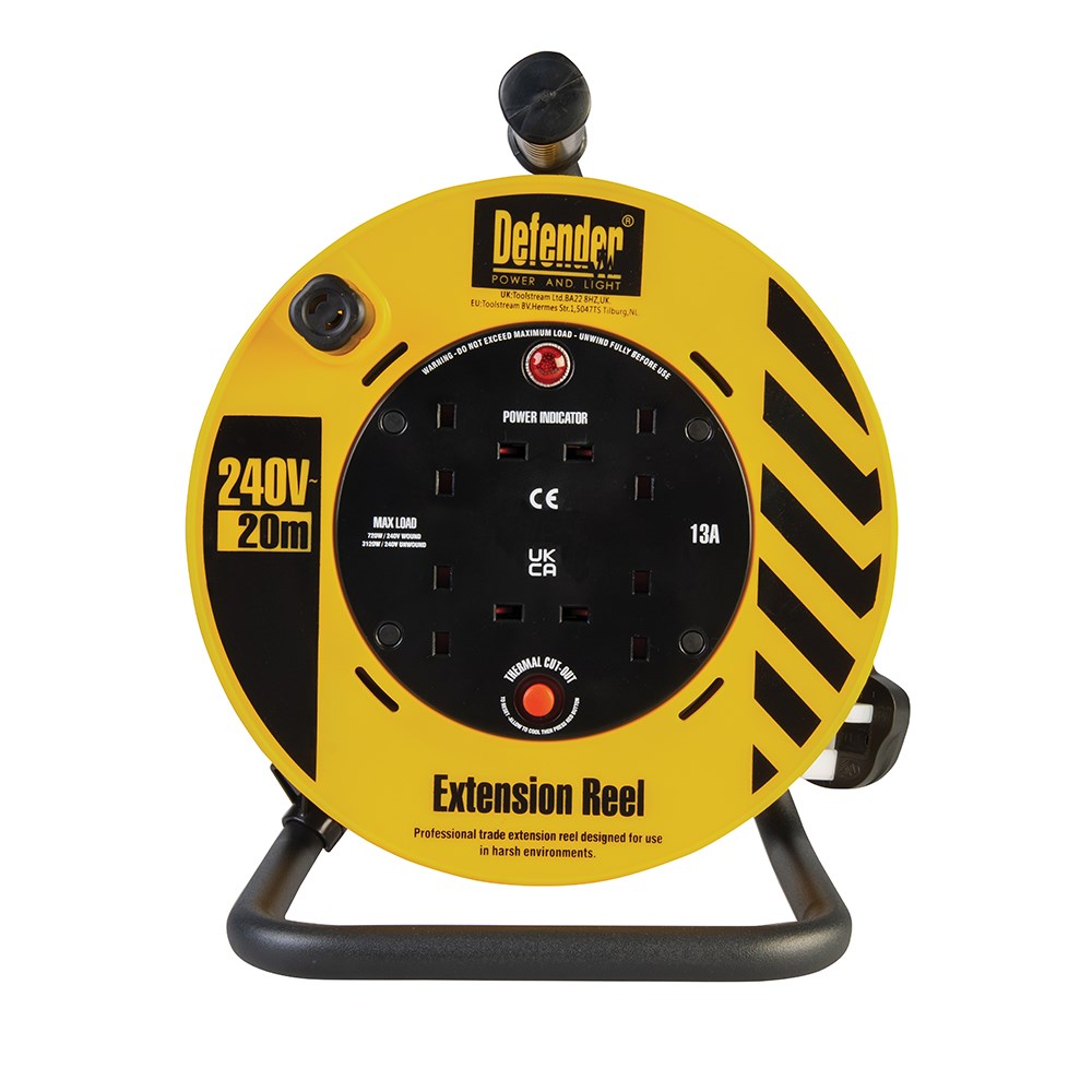 Toolstream Ltd | Defender Light Cable Reel 20m