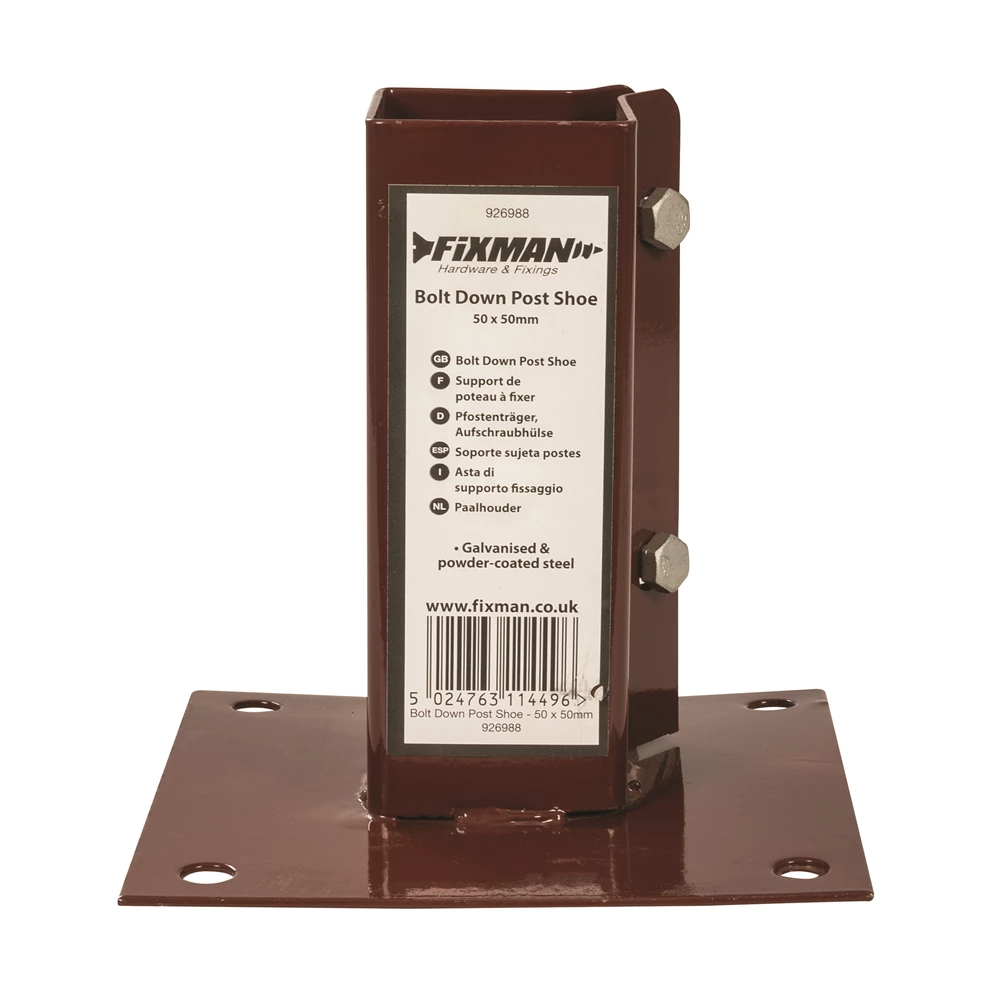 Toolstream Ltd | Fixman Bolt-Down Post Shoe