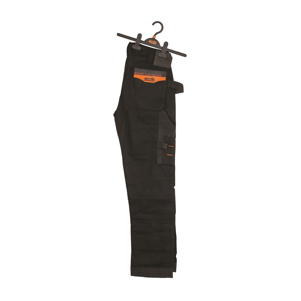 Toolstream Ltd | Scruffs Worker Plus Trousers Black