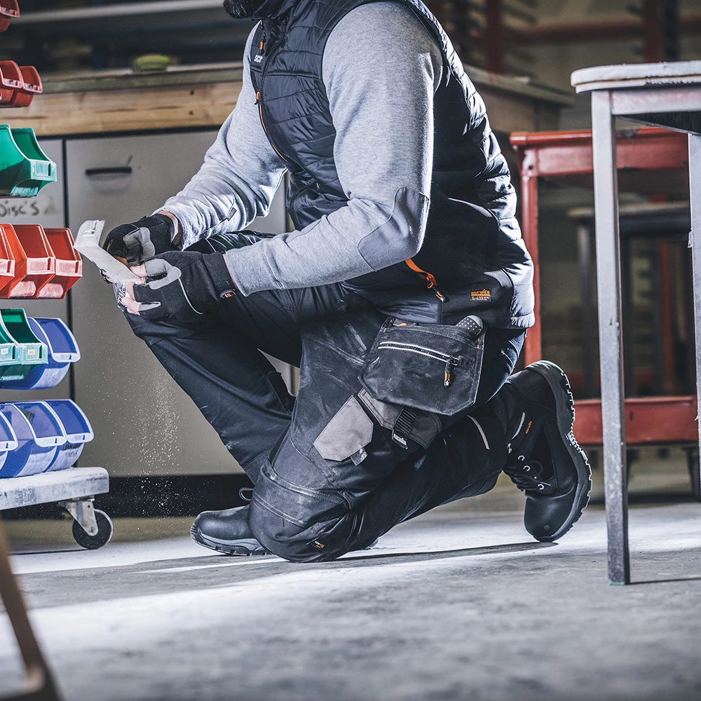 Toolstream Ltd | Scruffs Pro Flex Holster Trousers Black