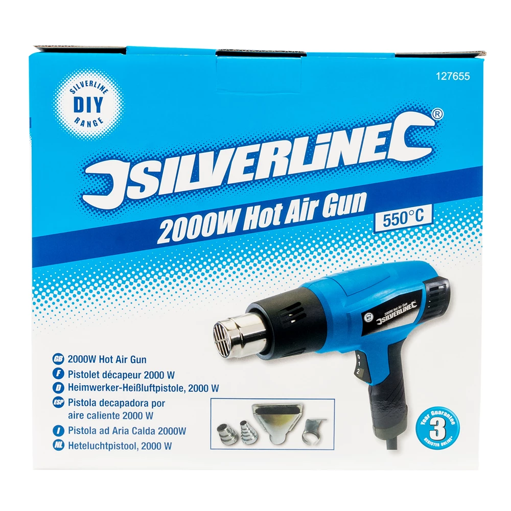 Toolstream Ltd | Silverline 2000W Heat Gun