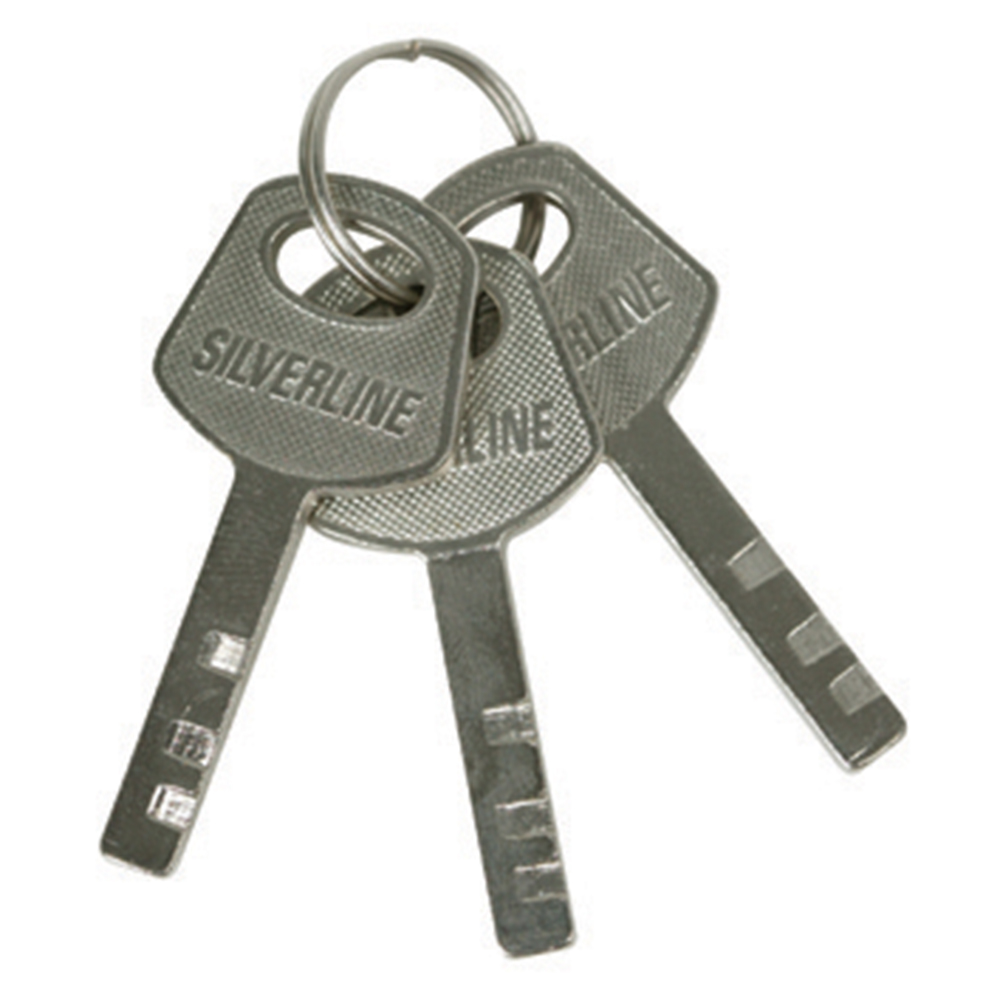Toolstream Ltd | Silverline Steel Padlock Long Shackle