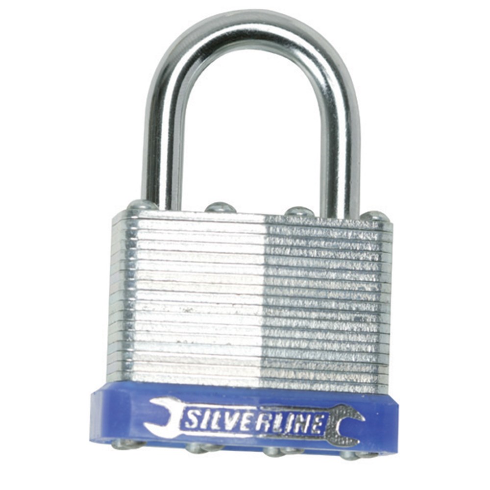 Toolstream Ltd | Silverline Laminated Padlock