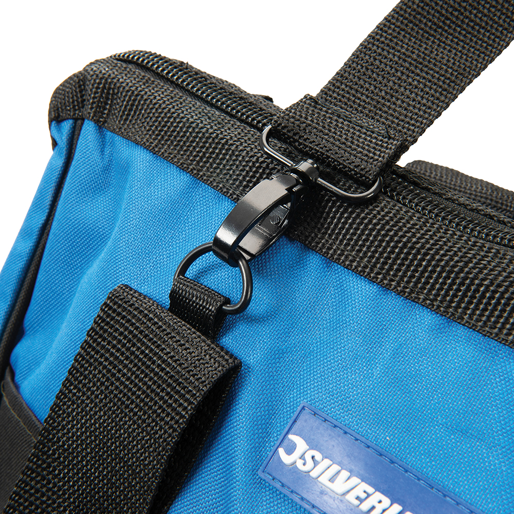 Toolstream Ltd | Silverline Tool Bag Hard Base Wide Mouth