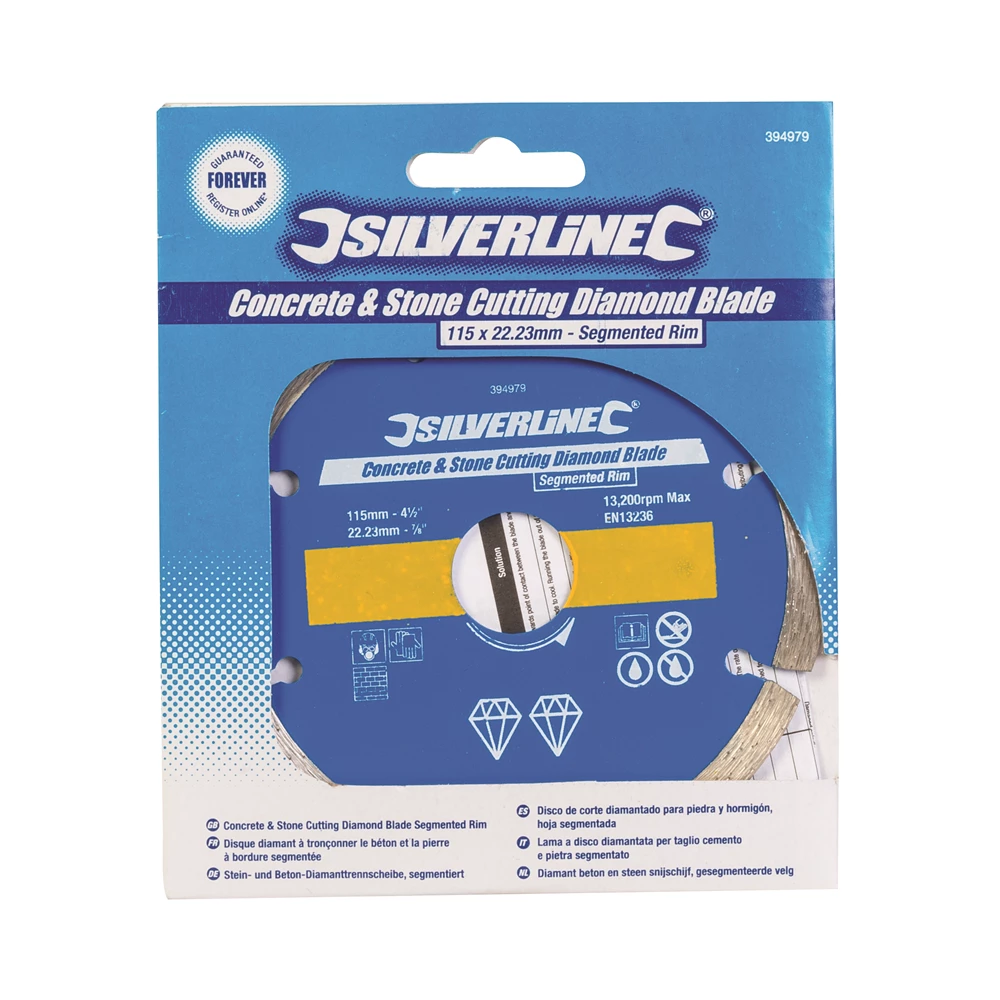 Toolstream Ltd | Silverline Concrete & Stone Cutting Diamond Blade Toolstream Ltd | Silverline Concrete & Stone Cutting Diamond Blade