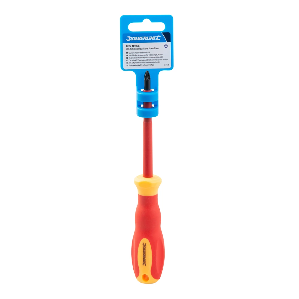 Toolstream Ltd | Silverline VDE Soft-Grip Electricians Screwdriver Pozidriv