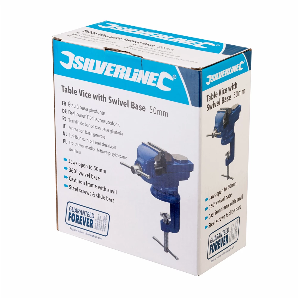 Toolstream Ltd | Silverline Table Vice with Swivel Base
