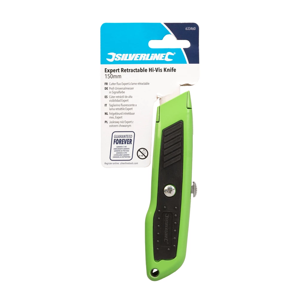 Toolstream Ltd | Silverline Expert Retractable Hi-Vis Knife