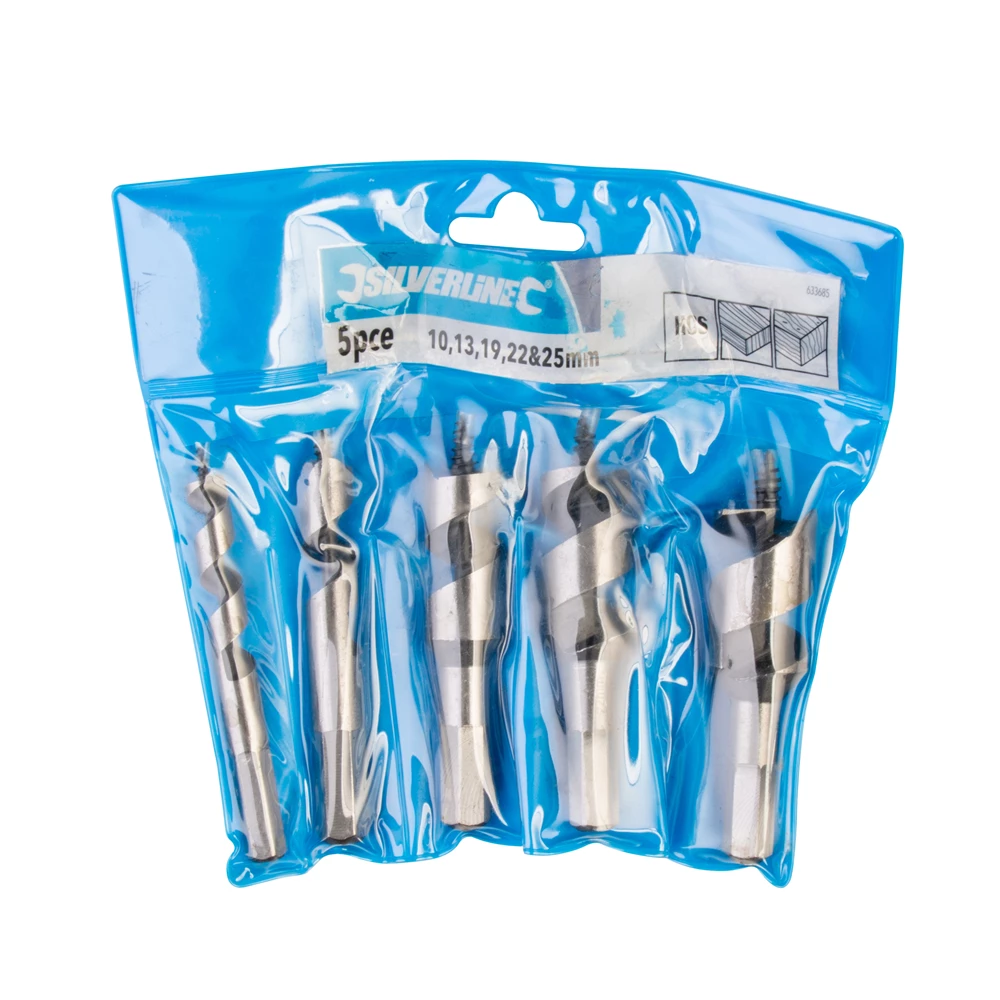 Toolstream Ltd | Silverline Stubby Auger Bit Set 5pce