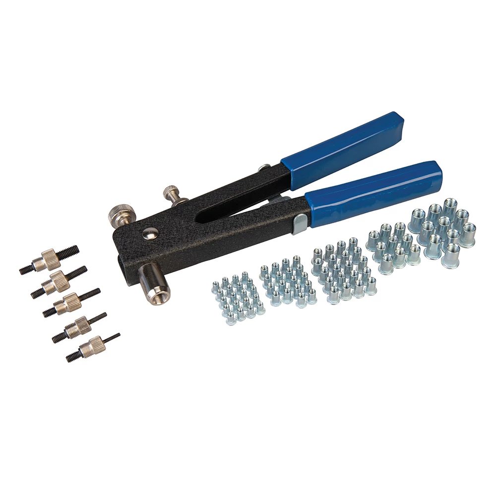 Toolstream Ltd | Silverline Threaded Rivet Nut Insert Tool Kit 86pce