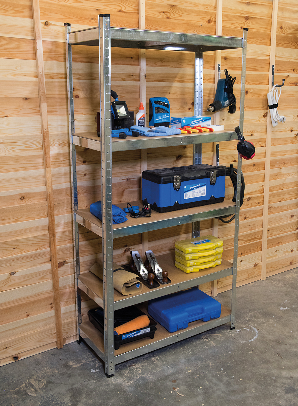 Toolstream Ltd | Silverline Boltless Freestanding Shelving Unit