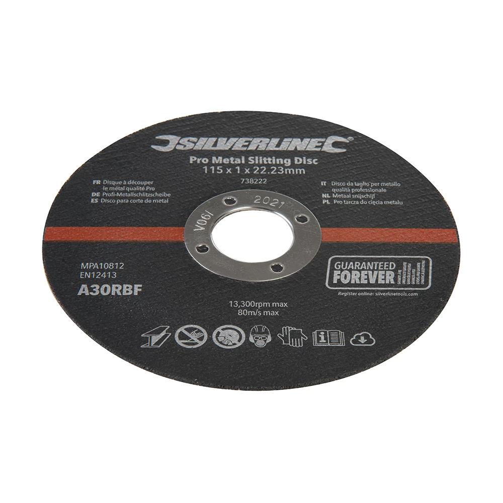 Toolstream Ltd | Silverline Pro Metal Slitting Disc 10pk