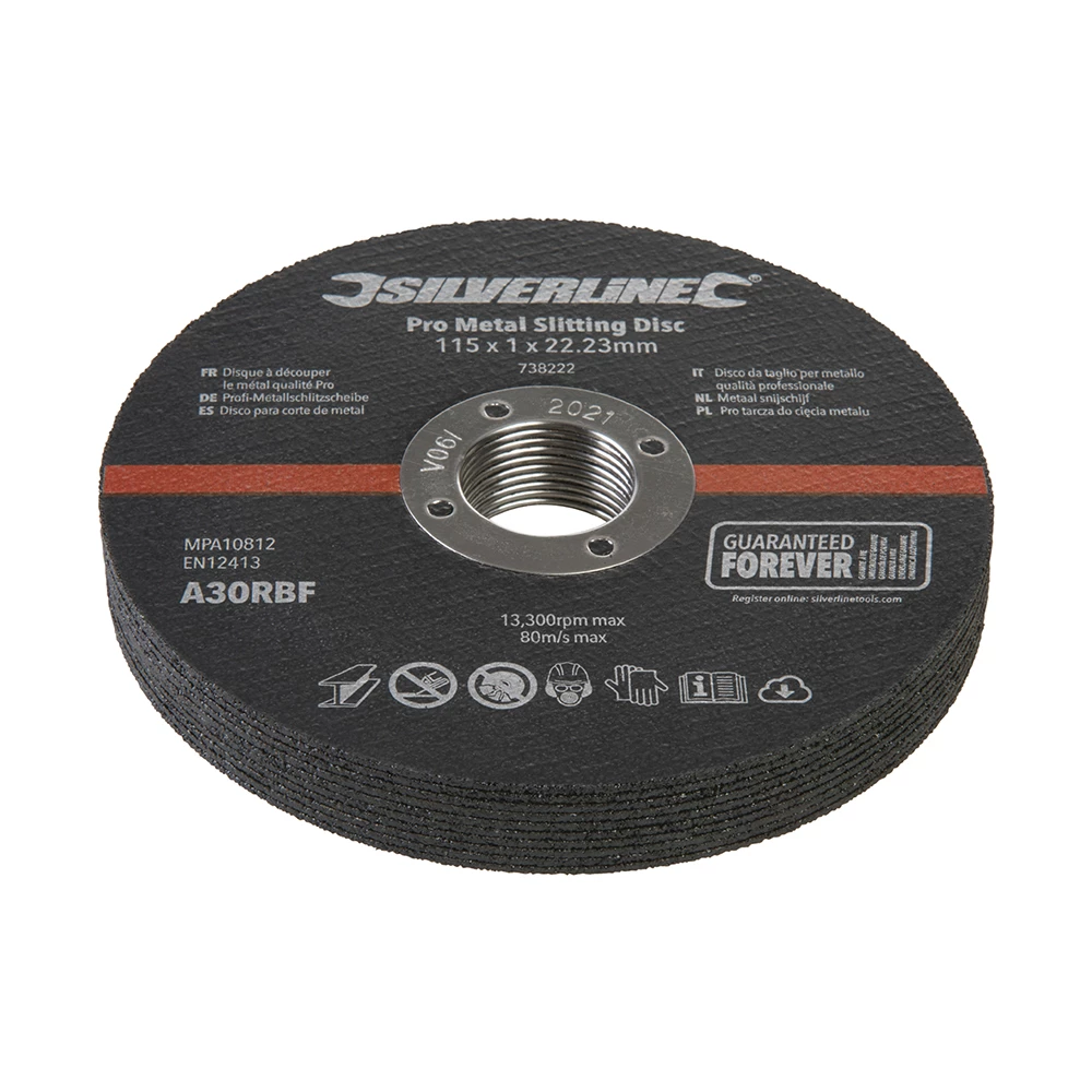 Toolstream Ltd | Silverline Pro Metal Slitting Disc 10pk