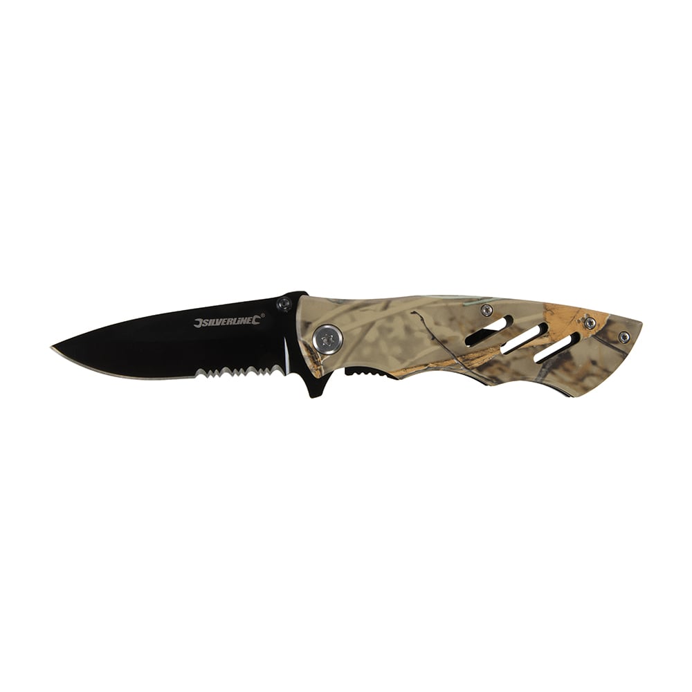 Toolstream Ltd | Silverline Folding Camouflage Pocket Knife