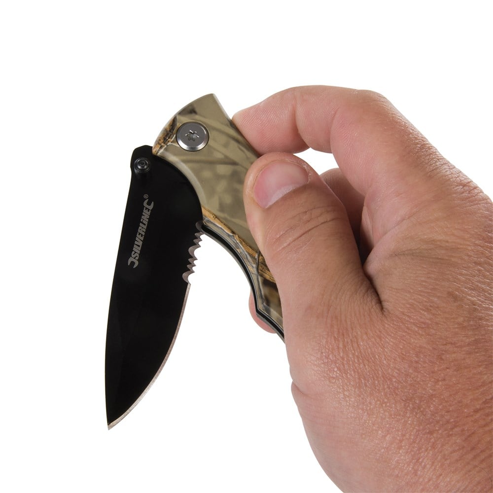 Toolstream Ltd | Silverline Folding Camouflage Pocket Knife