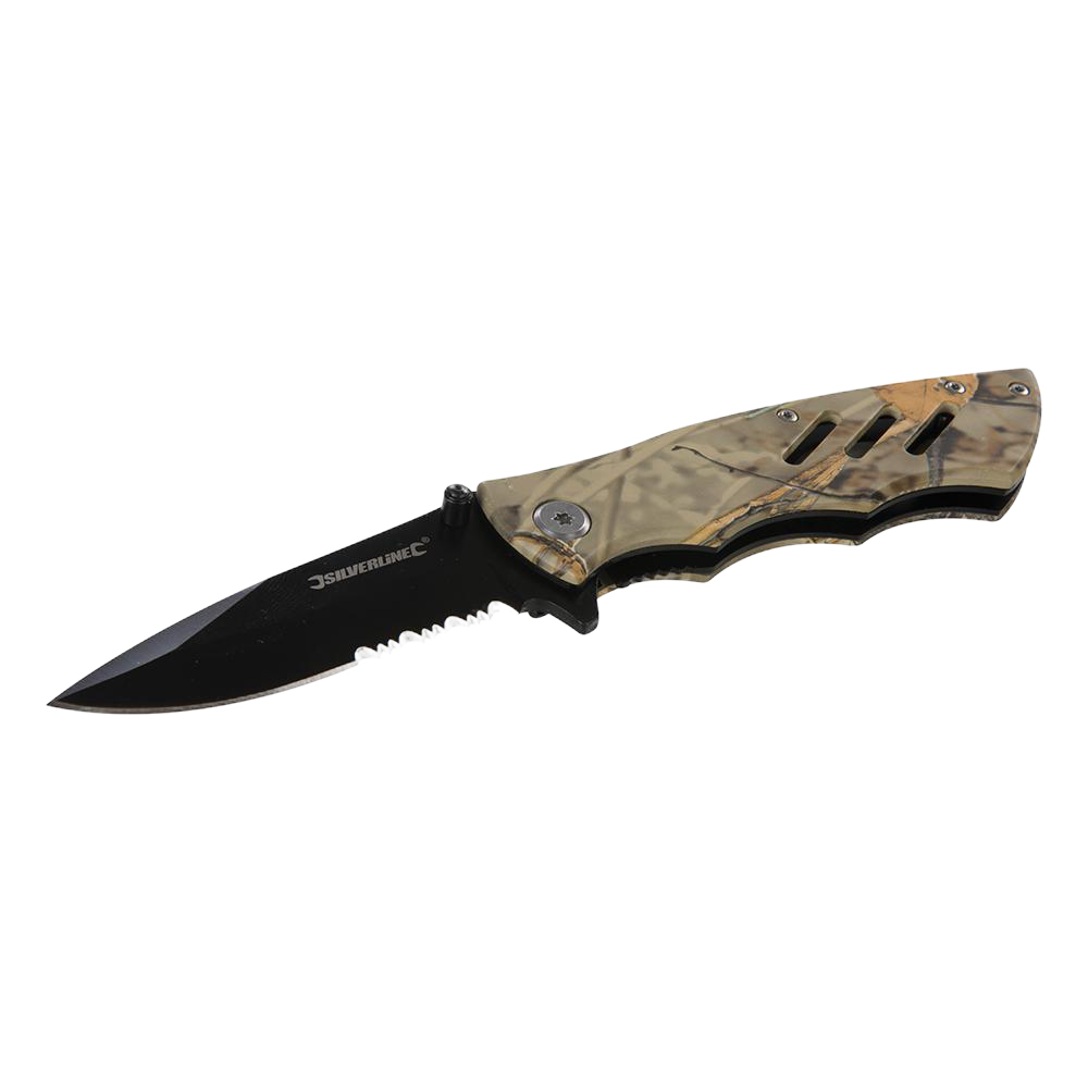Toolstream Ltd | Silverline Folding Camouflage Pocket Knife
