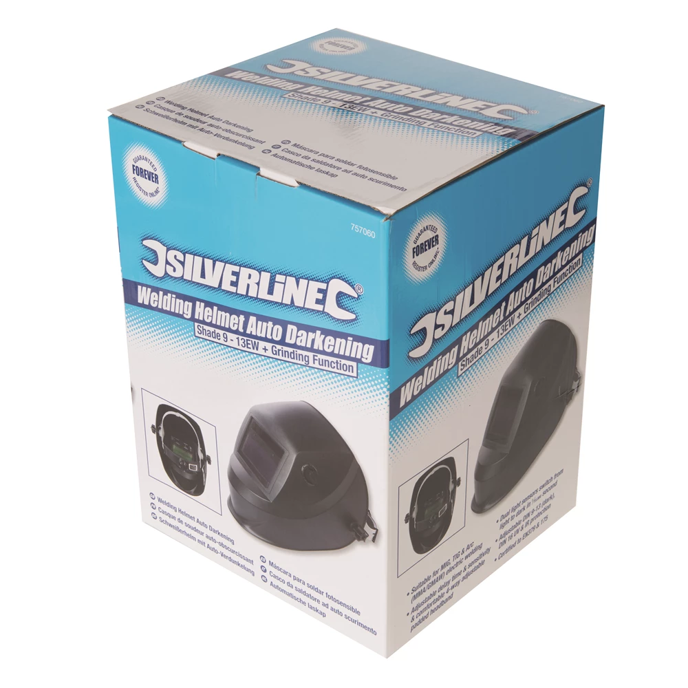 Toolstream Ltd | Silverline Welding Helmet Auto Darkening Variable ...