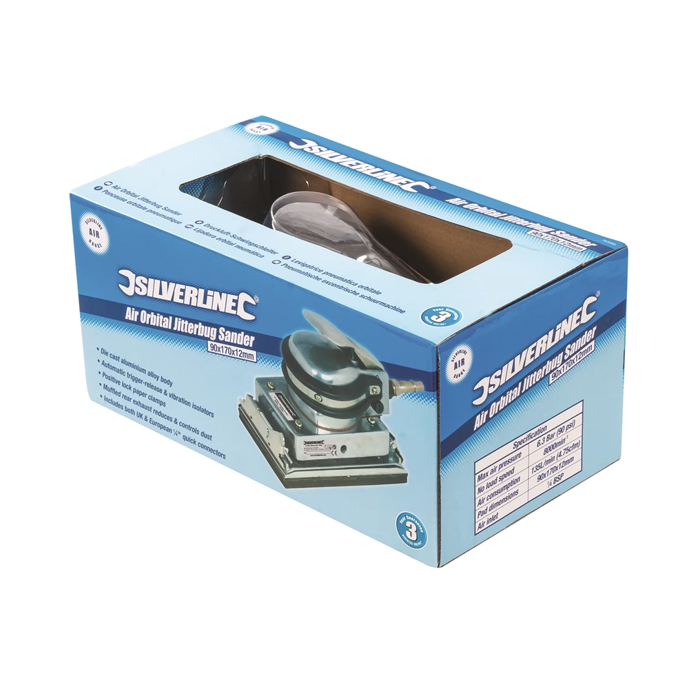 Toolstream Ltd | Silverline Air Orbital Jitterbug Sander