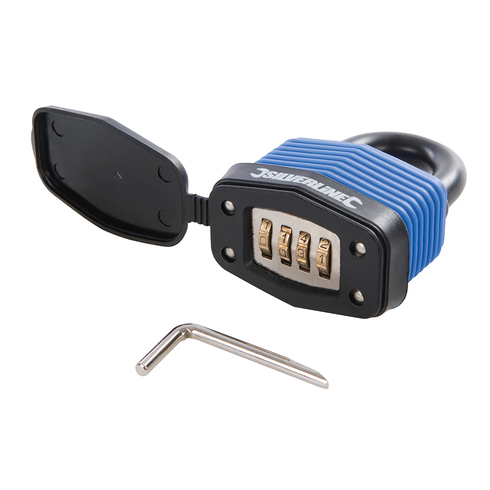 Toolstream Ltd | Silverline Weather Resistant Combination Padlock