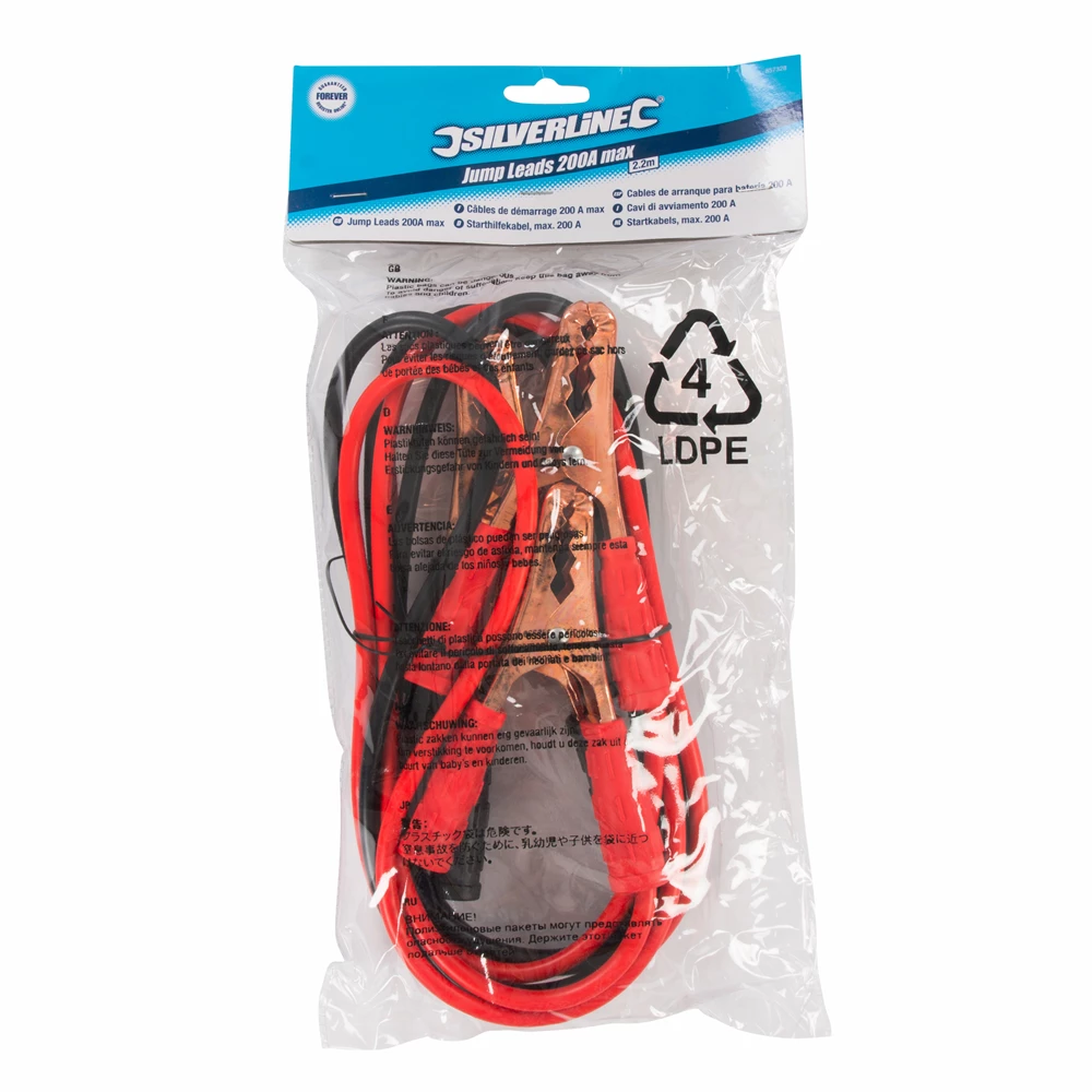 Toolstream Ltd | Silverline Jump Leads 200A max