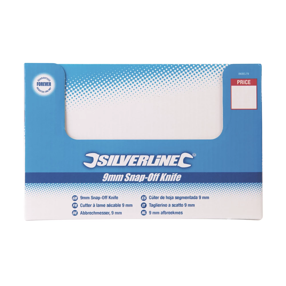 Toolstream Ltd | Silverline 9mm Snap-Off Knife Display Box 48pce