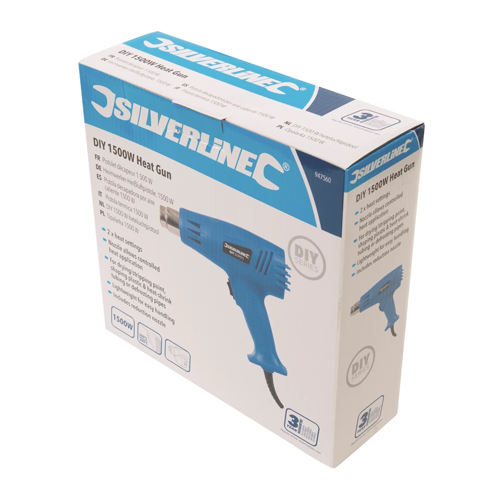Toolstream Ltd | Silverline 1500W Heat Gun
