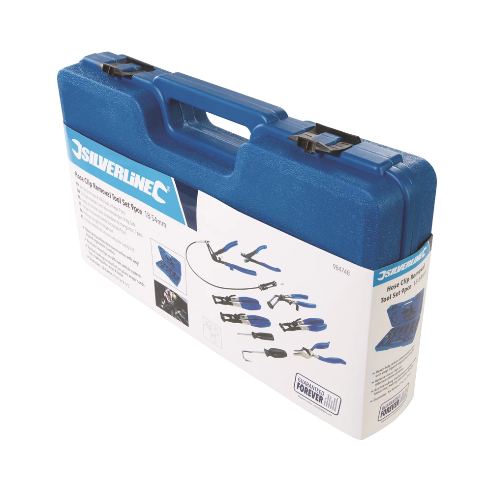 Toolstream Ltd | Silverline Hose Clip Removal Tool Set 9pce