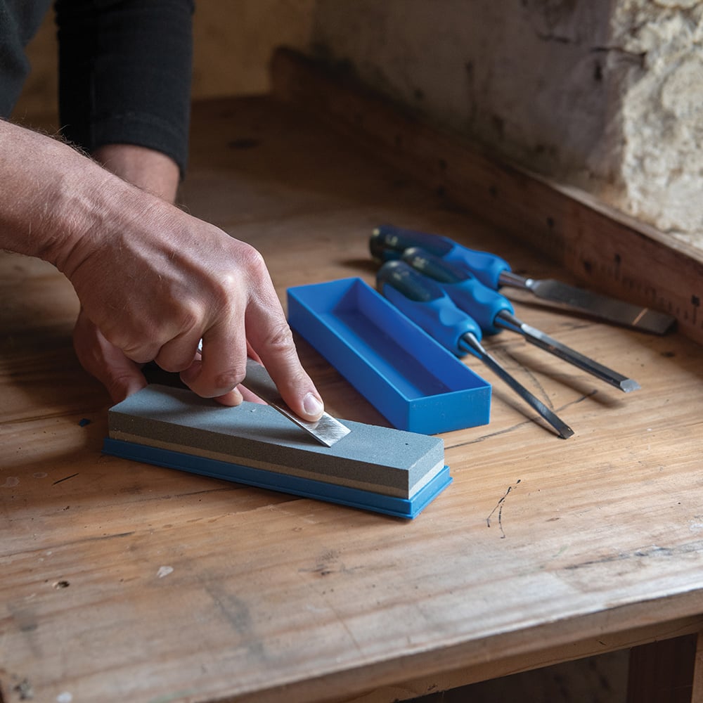 Toolstream Ltd | Silverline Silicon Carbide Combination Sharpening Stone