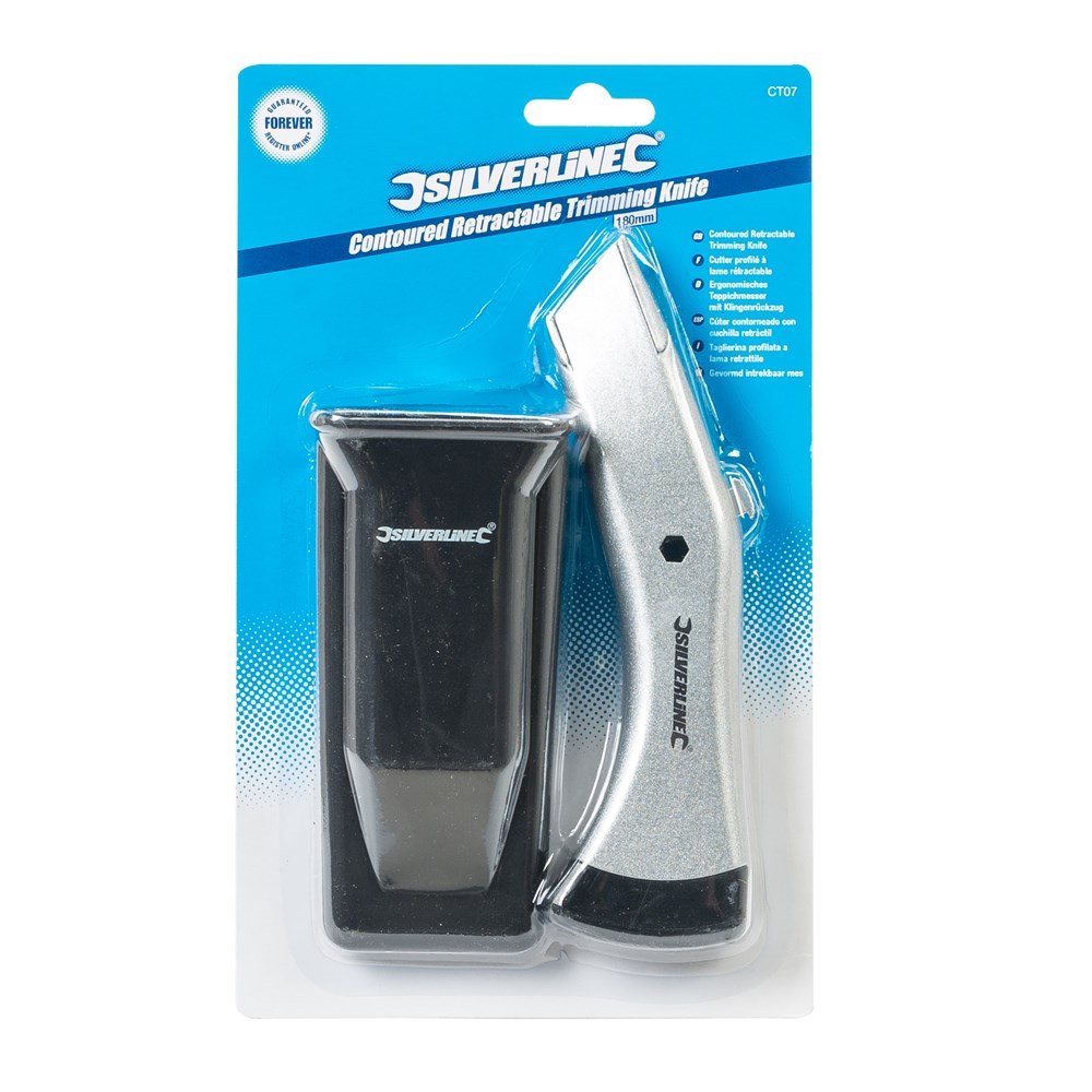 Toolstream Ltd | Silverline Contoured Retractable Trimming Knife