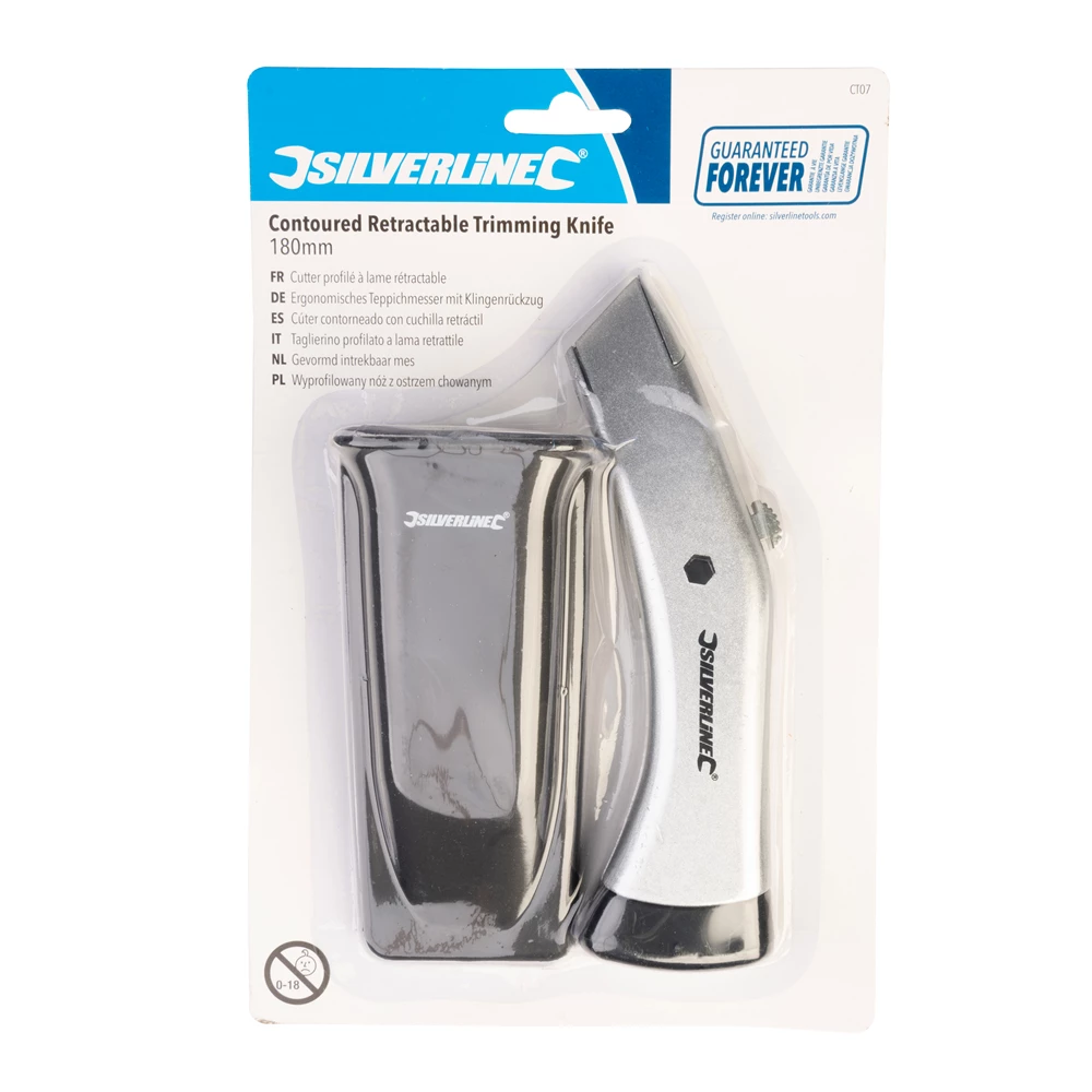 Toolstream Ltd | Silverline Contoured Retractable Trimming Knife