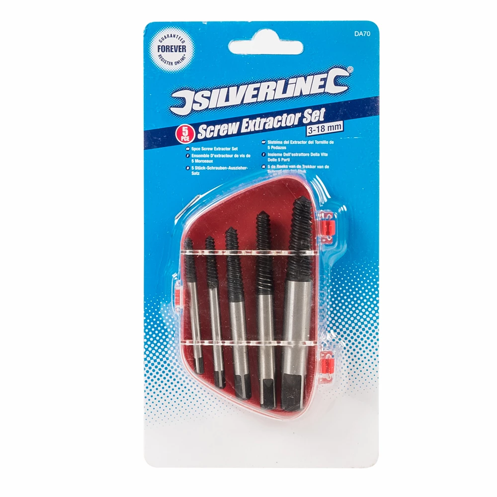 Toolstream Ltd | Silverline Screw Extractor Set 5pce