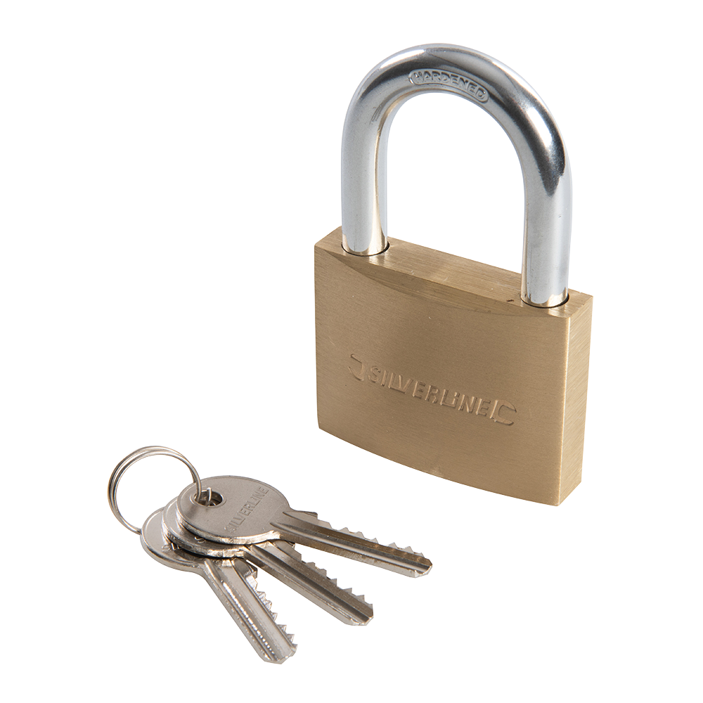 Toolstream Ltd | Silverline Brass Padlock