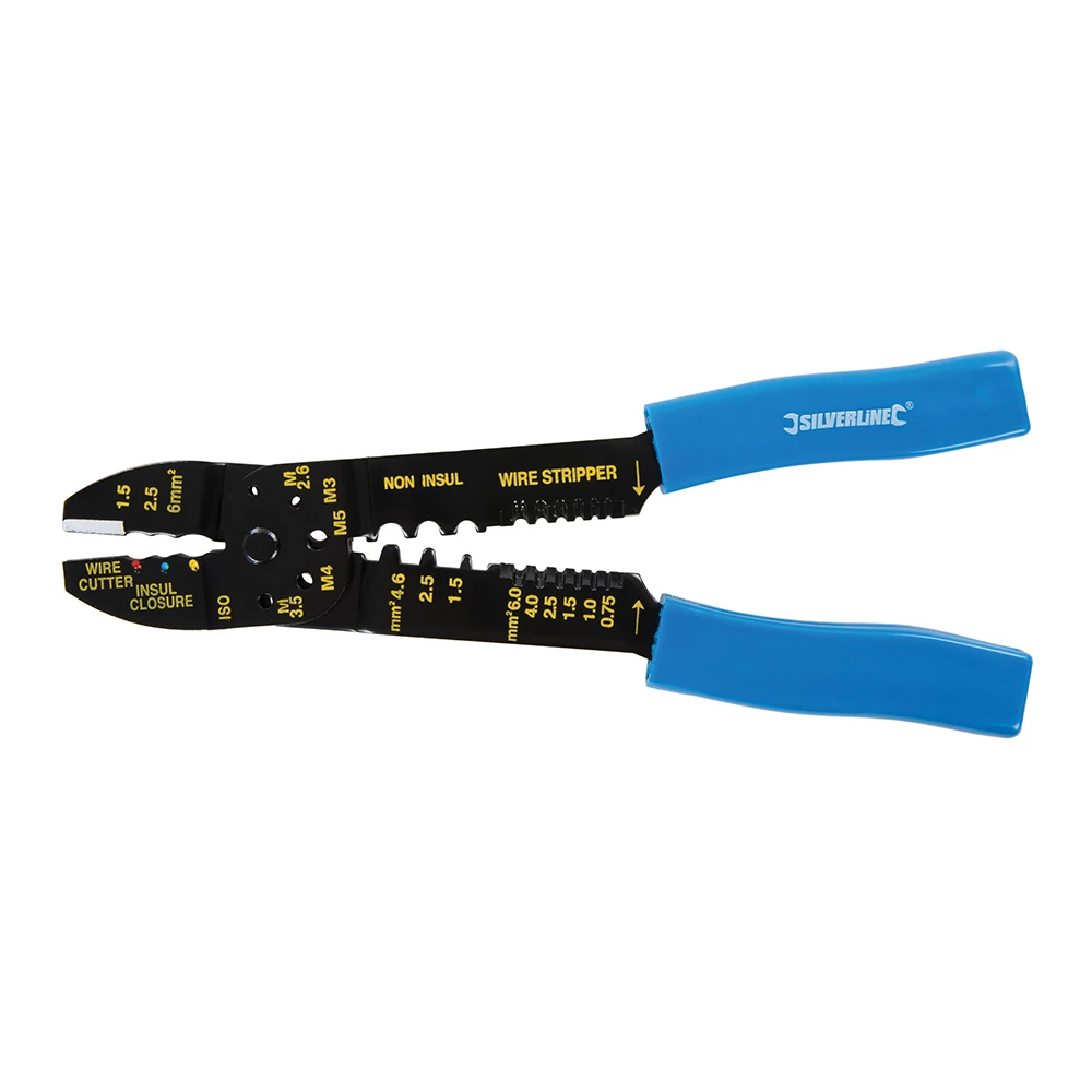 Toolstream Ltd | Silverline Crimping & Stripping Pliers