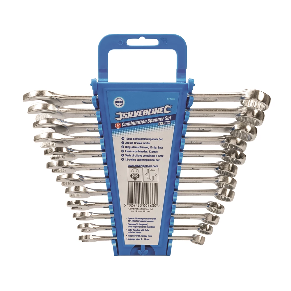 Toolstream Ltd | Silverline Combination Spanner Set 12pce