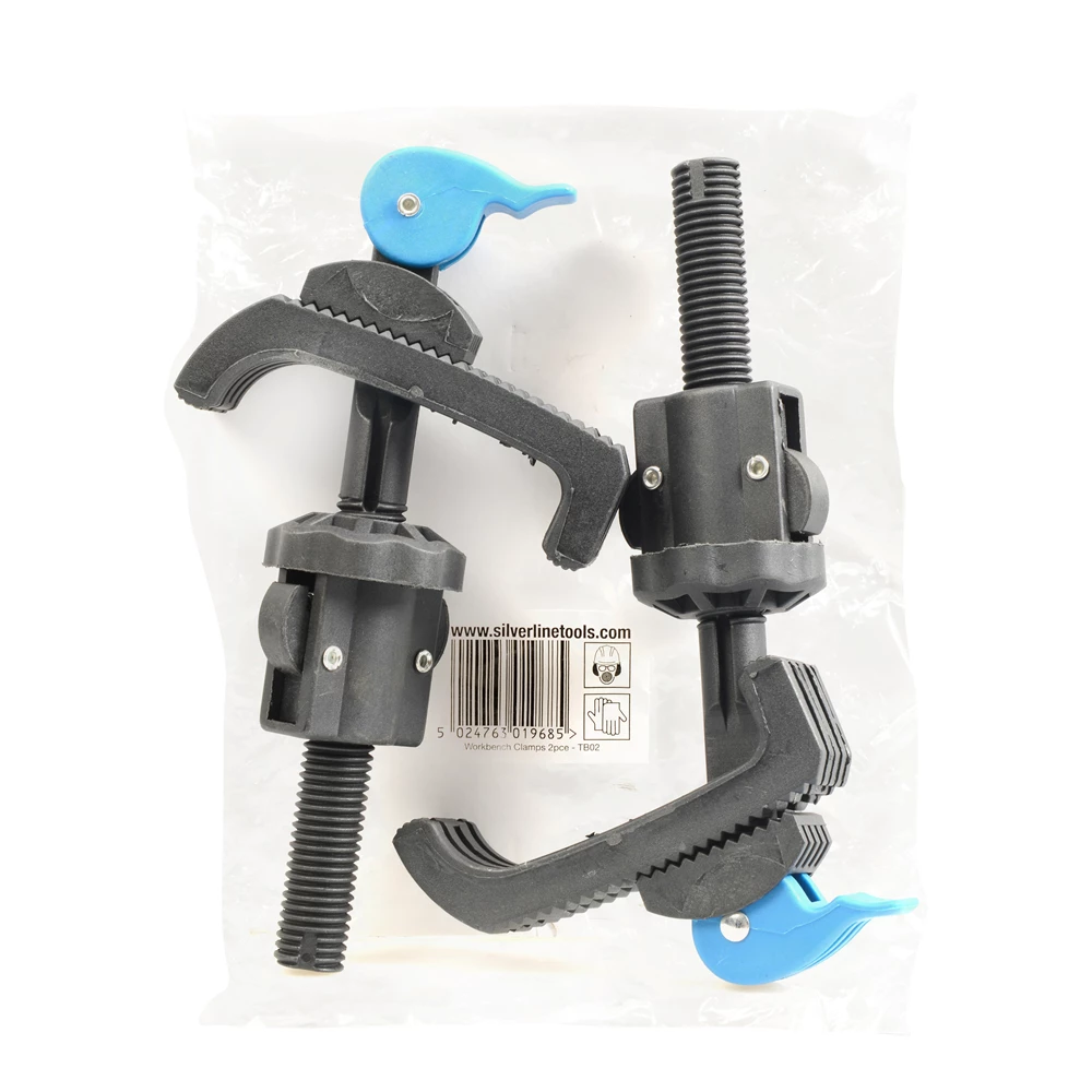 Toolstream Ltd | Silverline Workbench Clamps 2pce