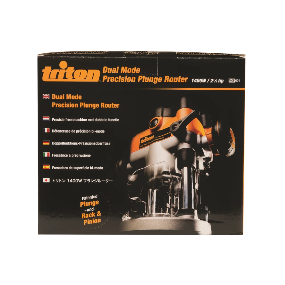 Toolstream Ltd | Triton 1400W Dual Mode Precision Plunge Router
