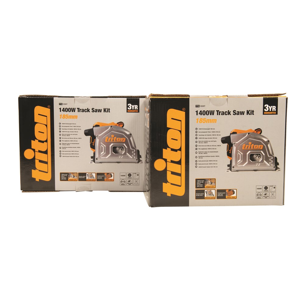 Toolstream Ltd | Triton 1400W Track Saw Kit 185mm 4pce